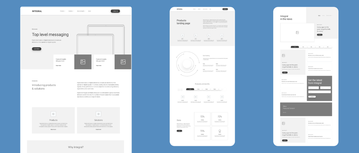 Integral's Website Transformation | Aspectus